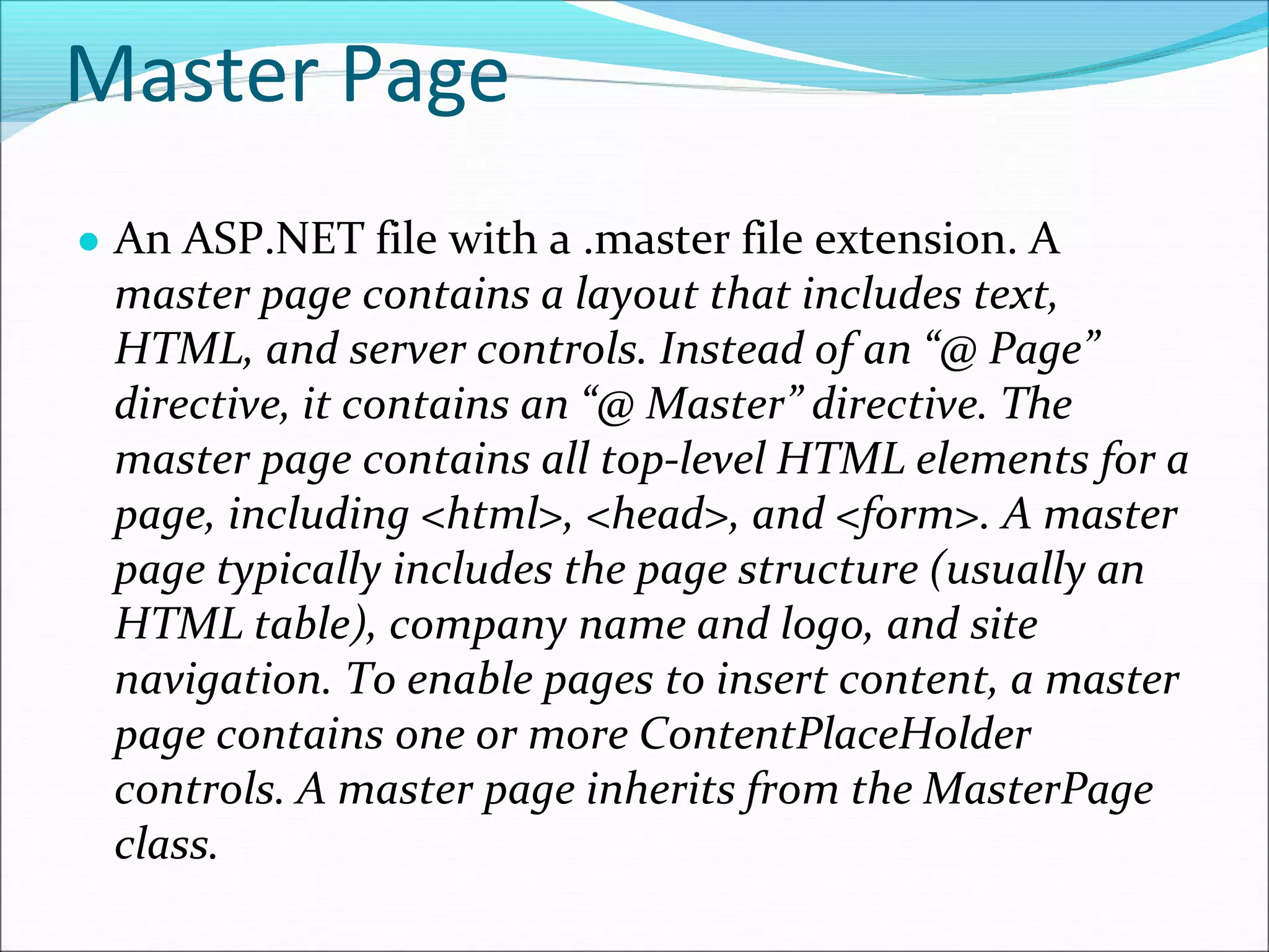 masterpages 1.pptx | Web Design and HTML | Internet