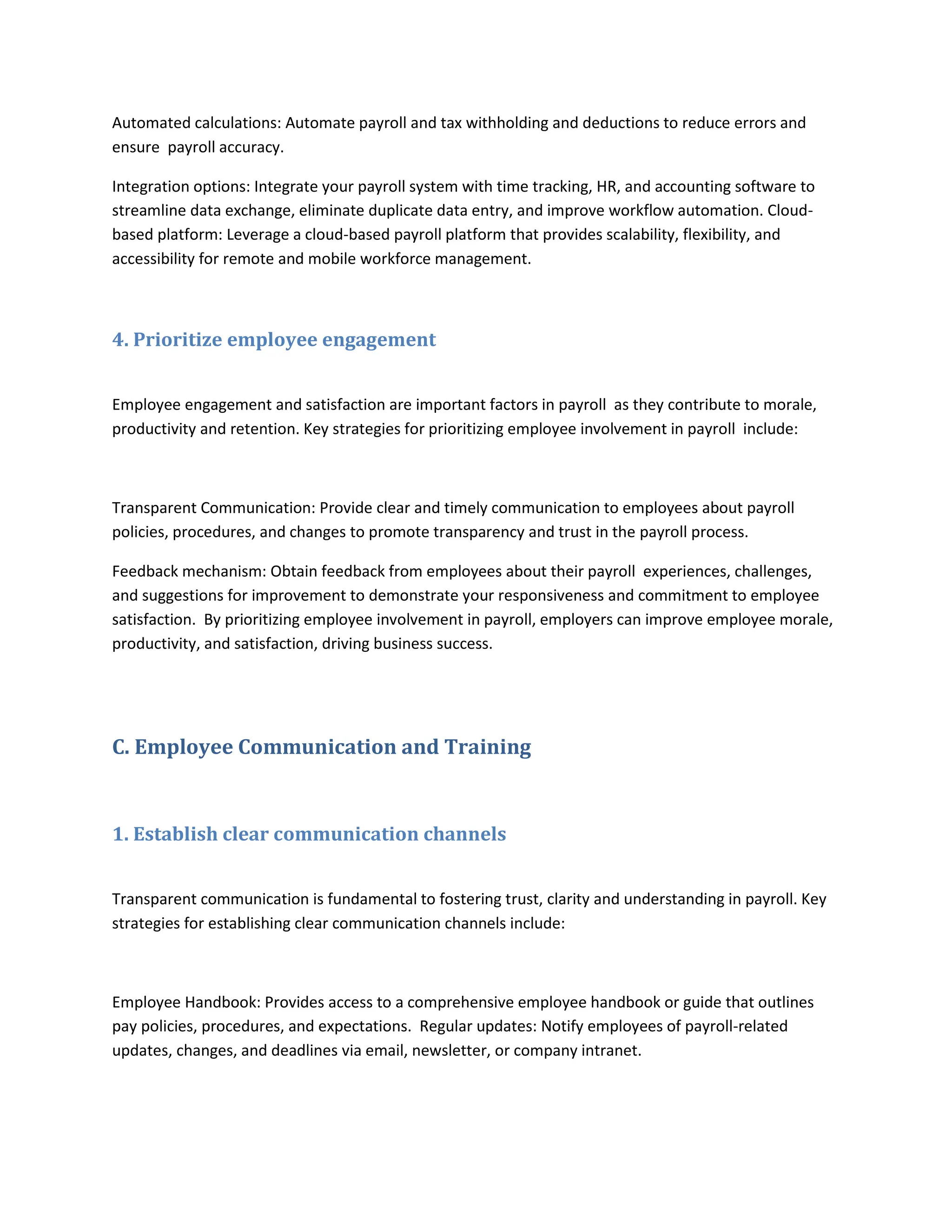 Master Payroll Excellence: Best Practices for a Smooth Process | PDF