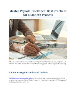 Master Payroll Excellence: Best Practices for a Smooth Process | PDF