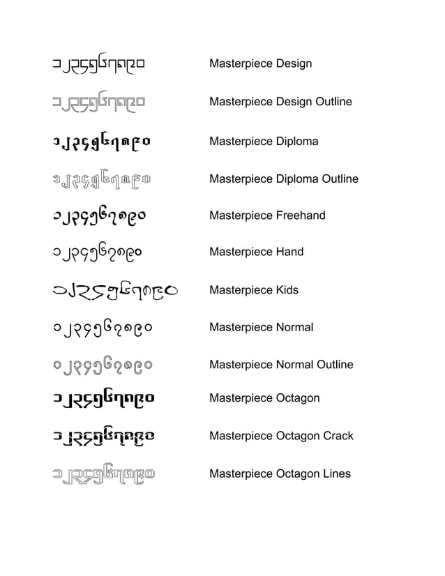 Masterpiece | PDF