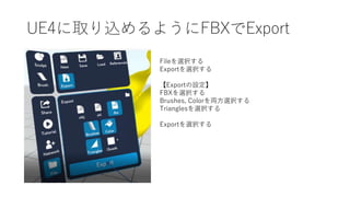 Masterpiece VRから UE4 | PPT