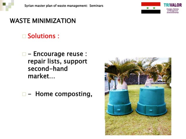 SWM Master plan in Syria | PDF | Environmental Services Industry ...