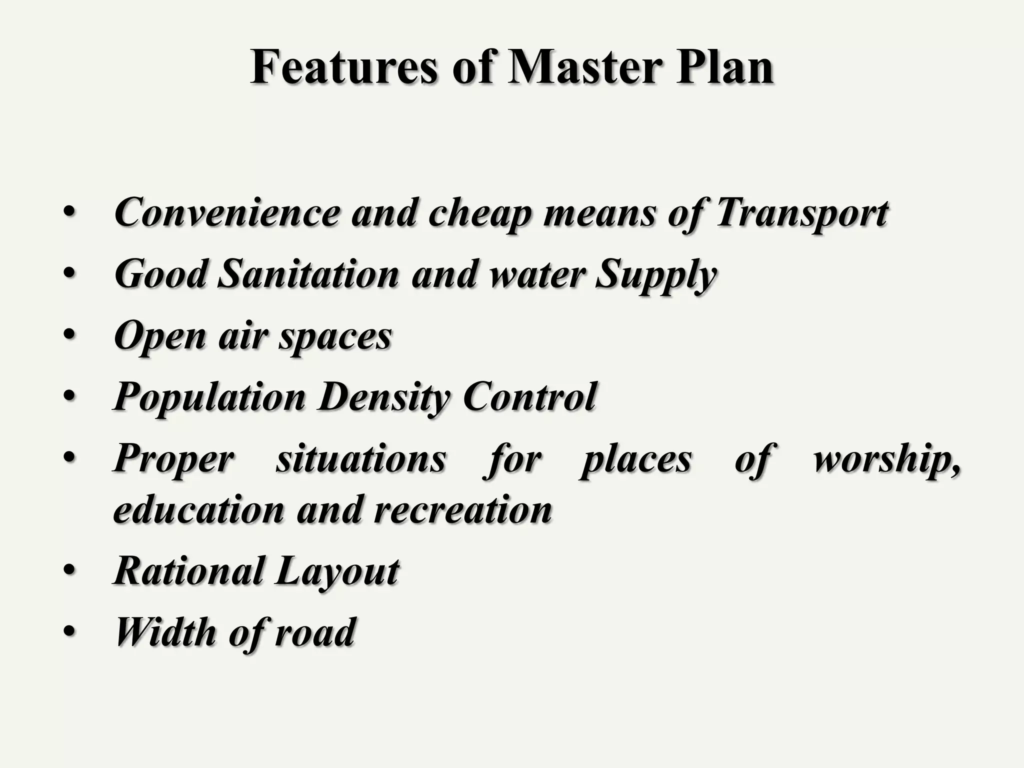 Master Plan | PPTX