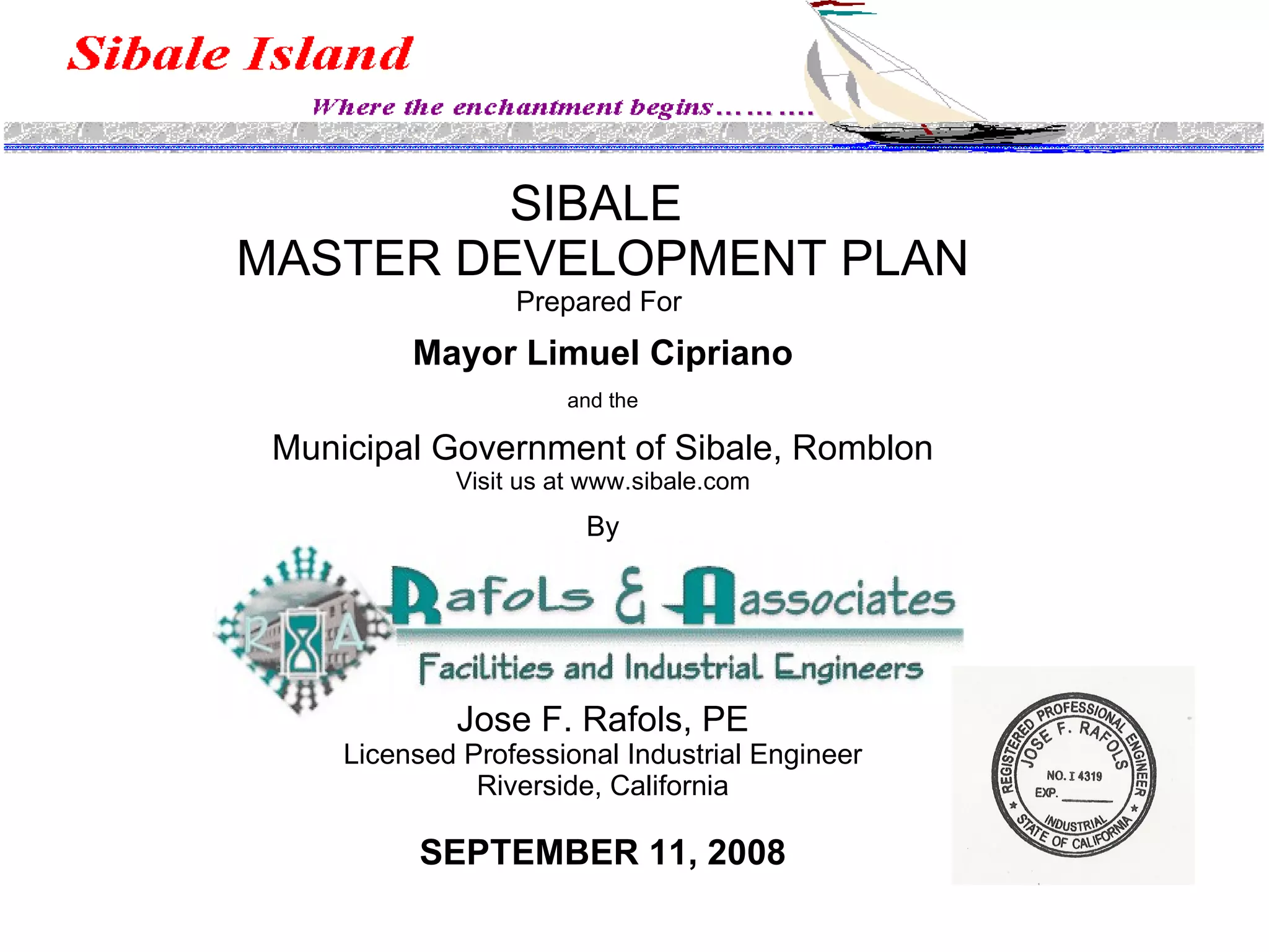 Sibale, Romblon Master Development Plan | PPT