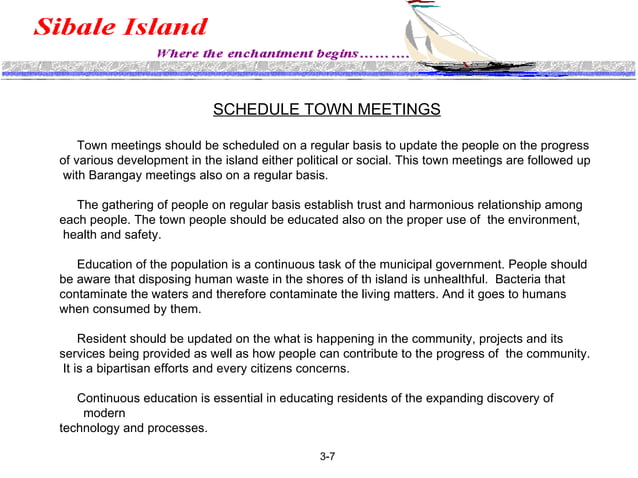 Sibale, Romblon Master Development Plan | PPT