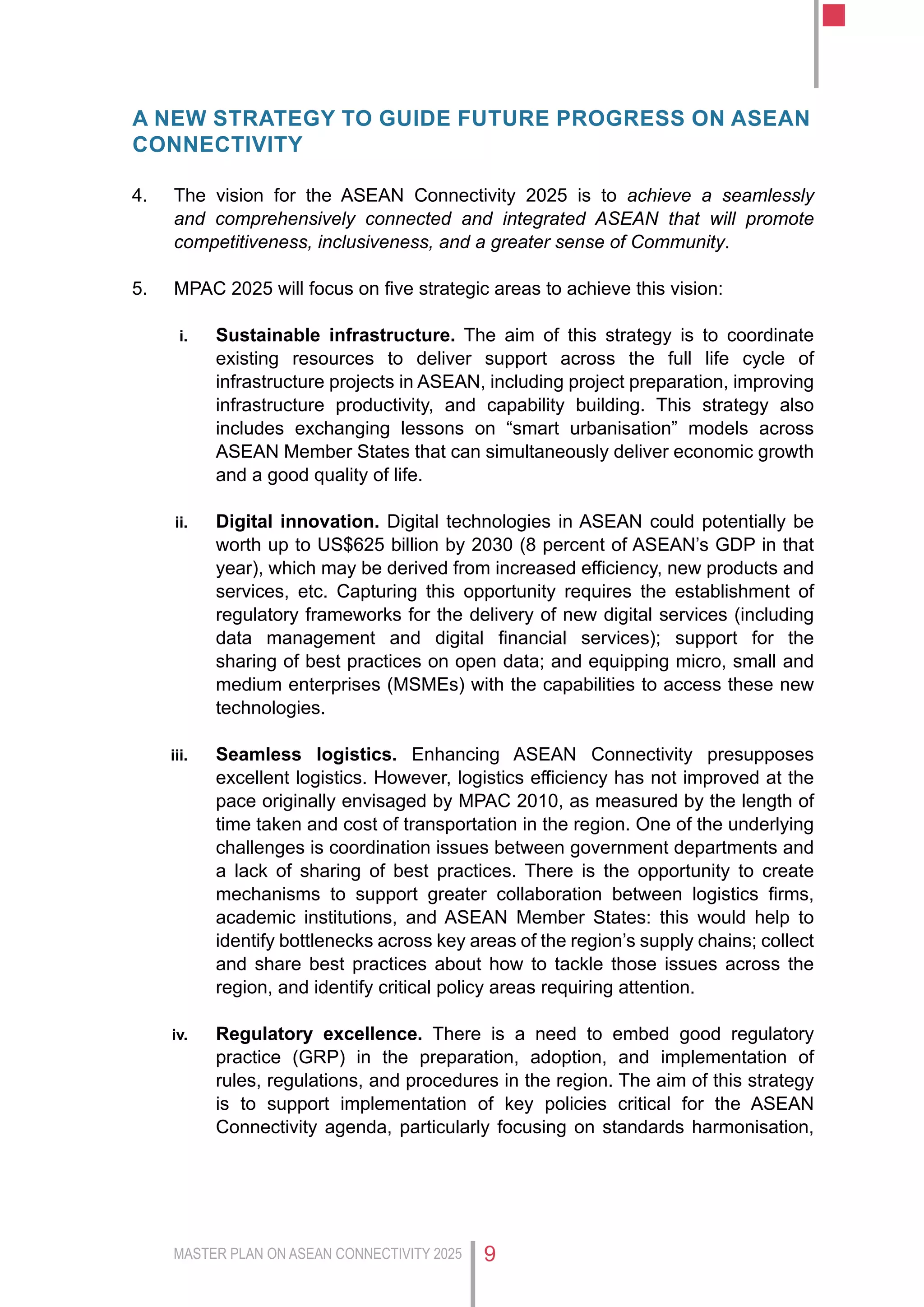 Master Plan ASEAN Connectivity 2025 | PDF