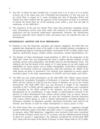 Master Plan 2021 for Delhi | PDF