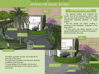 Master plan garigue garden | PPT