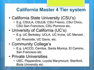 The Master Plan For Higher Education | PPTX