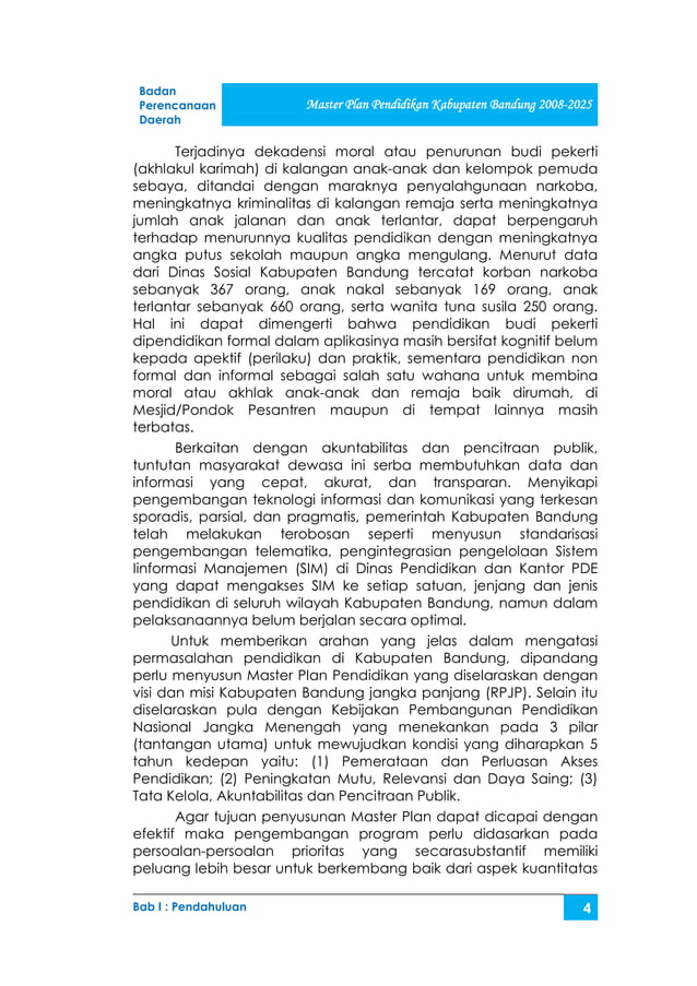 Masterplan pendidikan | PDF