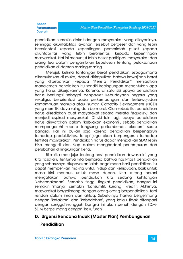 Masterplan pendidikan | PDF