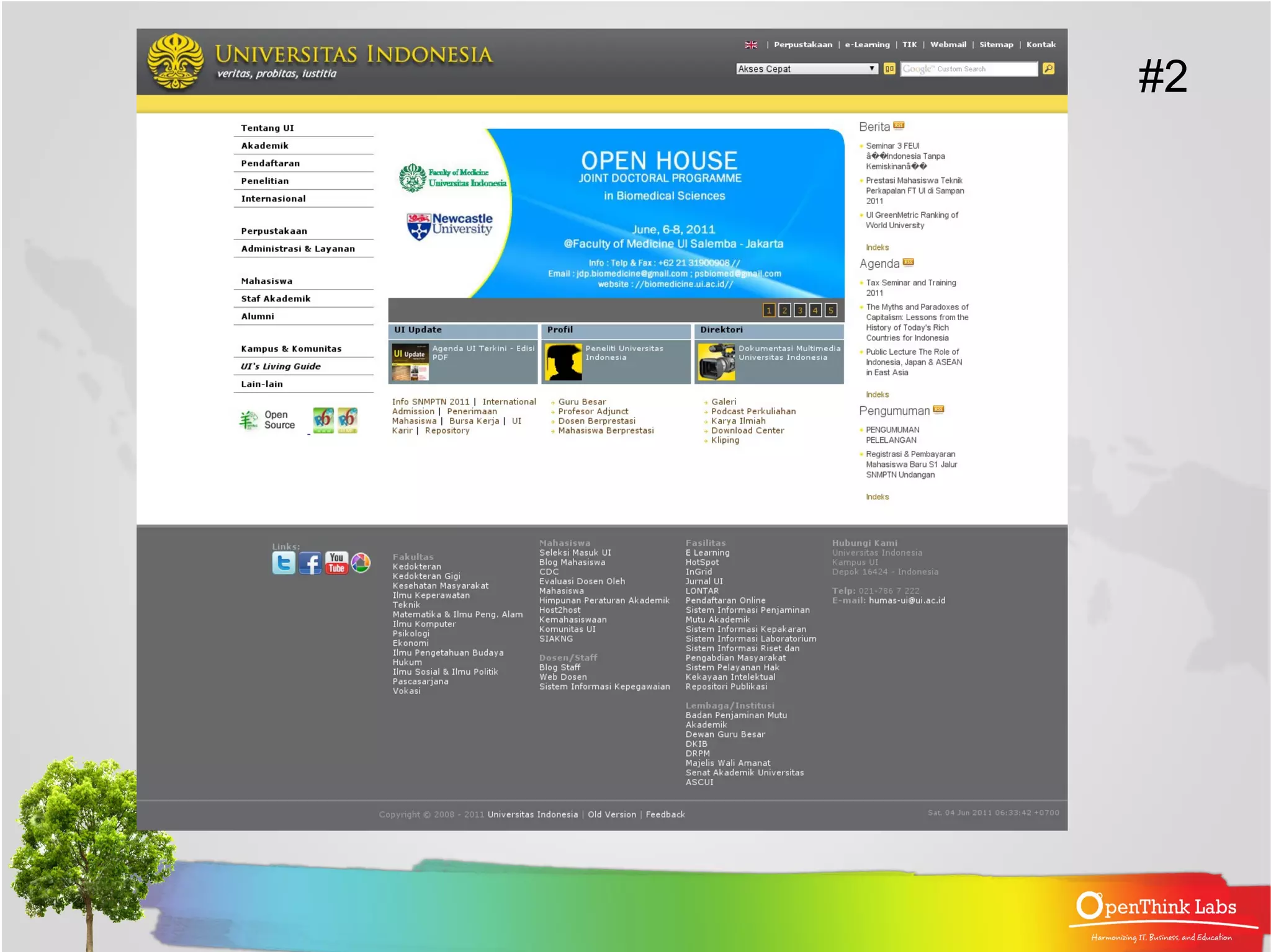 Masterplan Portal Sekolah Tinggi Teknologi Jakarta (STTJ) | PPT