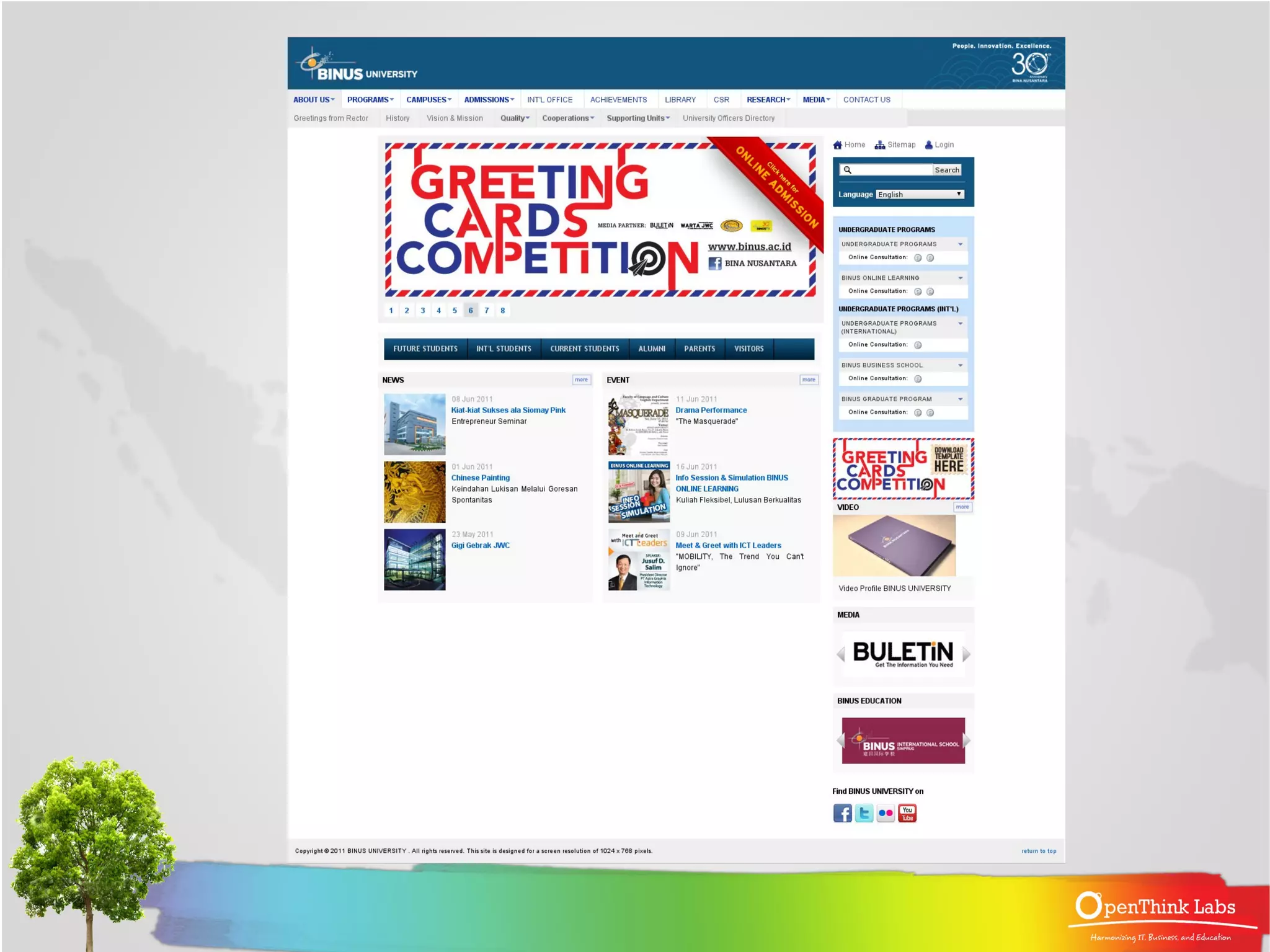 Masterplan Portal Sekolah Tinggi Teknologi Jakarta (STTJ) | PPT