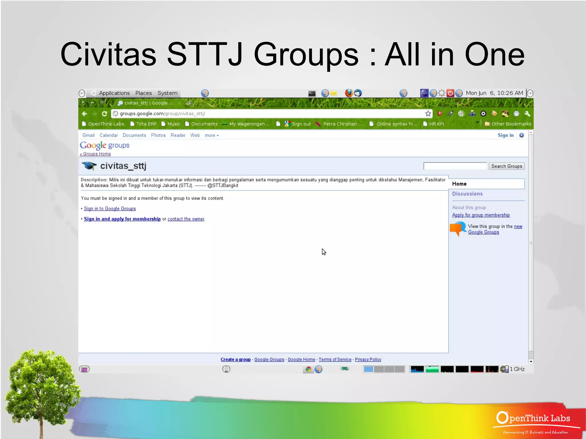 Masterplan Portal Sekolah Tinggi Teknologi Jakarta (STTJ) | PPT