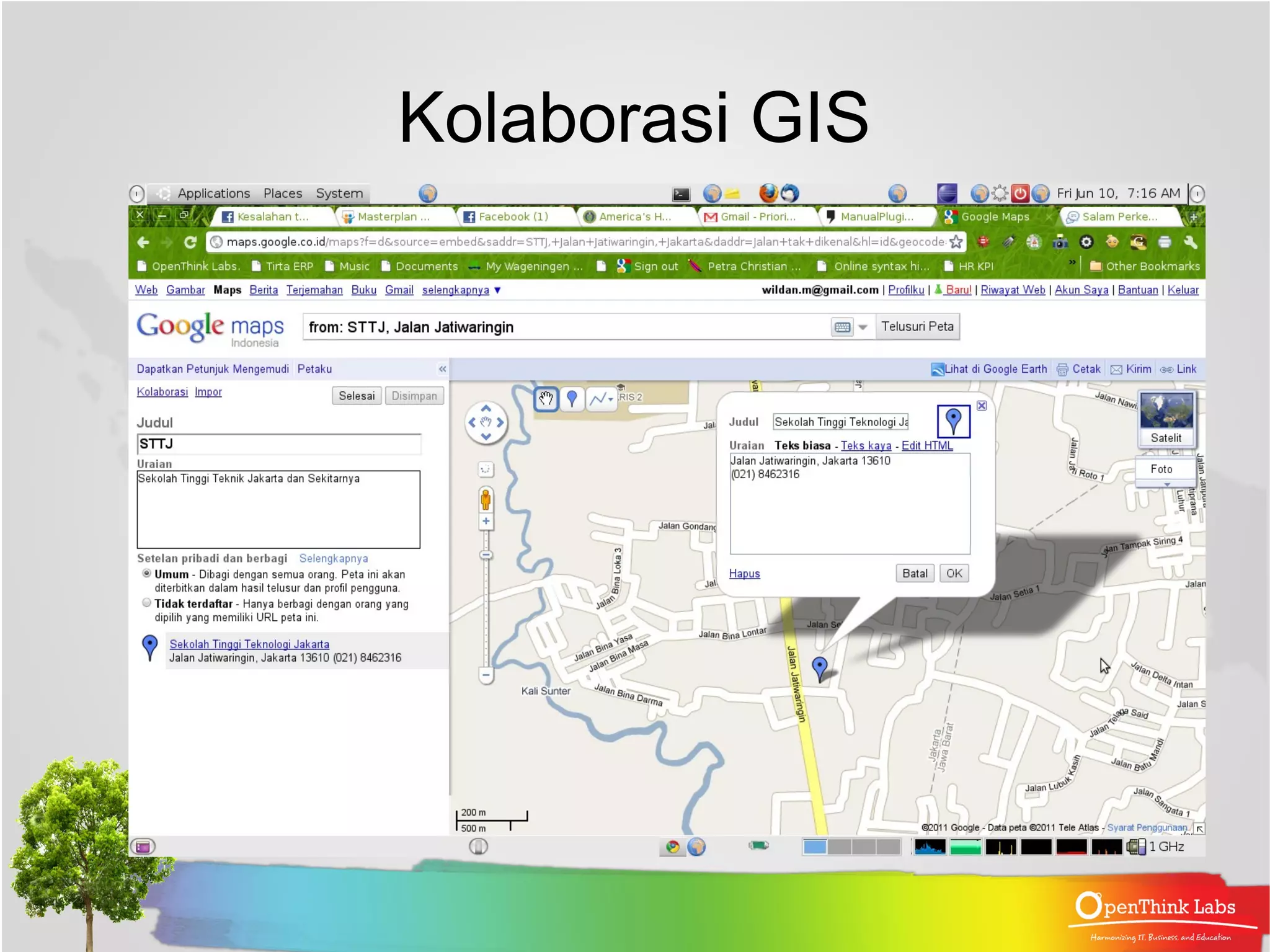 Masterplan Portal Sekolah Tinggi Teknologi Jakarta (STTJ) | PPT