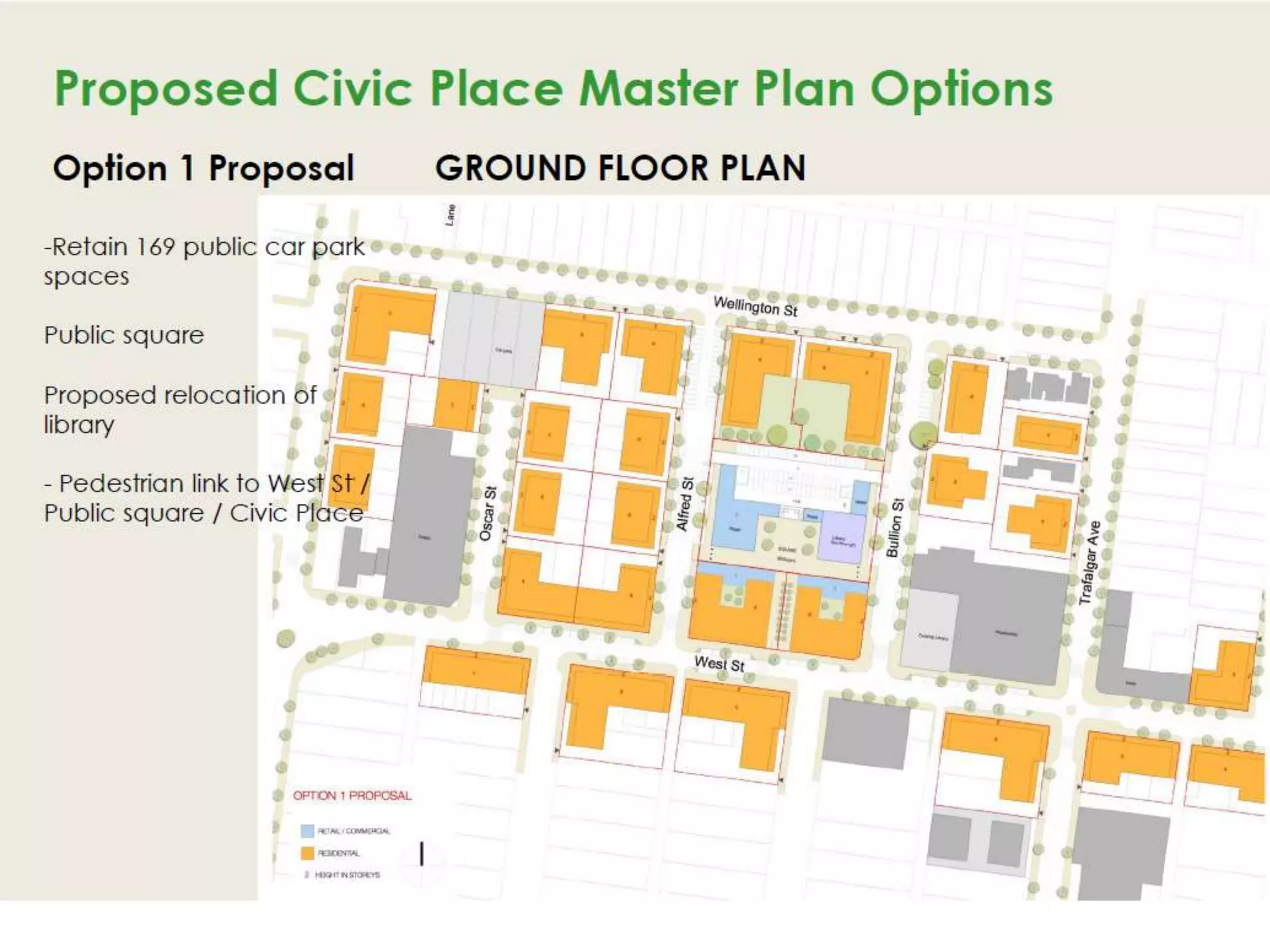Masterplan presentation options 1 to 3 | PPTX