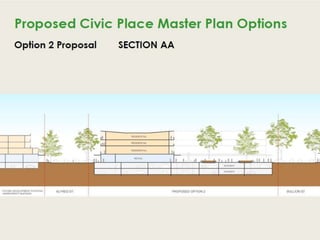 Masterplan presentation options 1 to 3 | PPTX