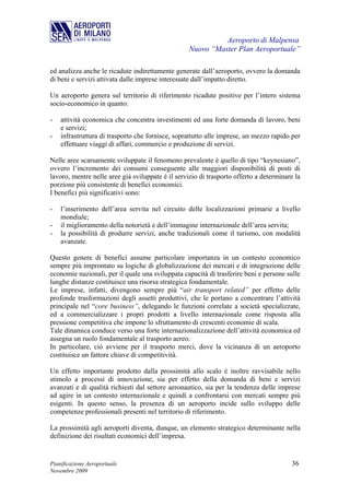 AEROPORTO DI MILANO MALPENSA NUOVO “MASTER PLAN AEROPORTUALE” | PDF