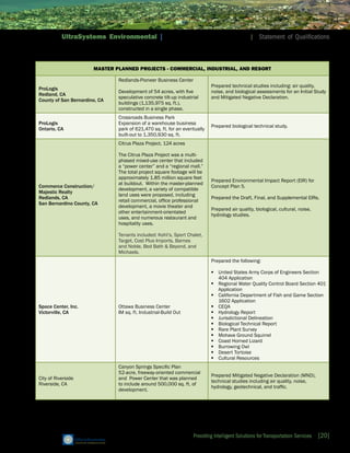 UltraSystems Masterplanning SOQ | PDF