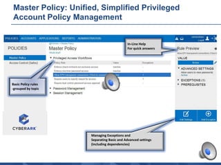 CyberArk Master Policy Intro | PPSX