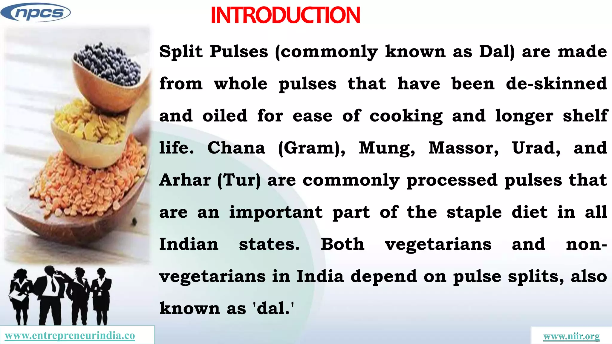 How to Set Up a Dal Mill, Split Pulses (Roasted Gram Split, Dal & Chana ...
