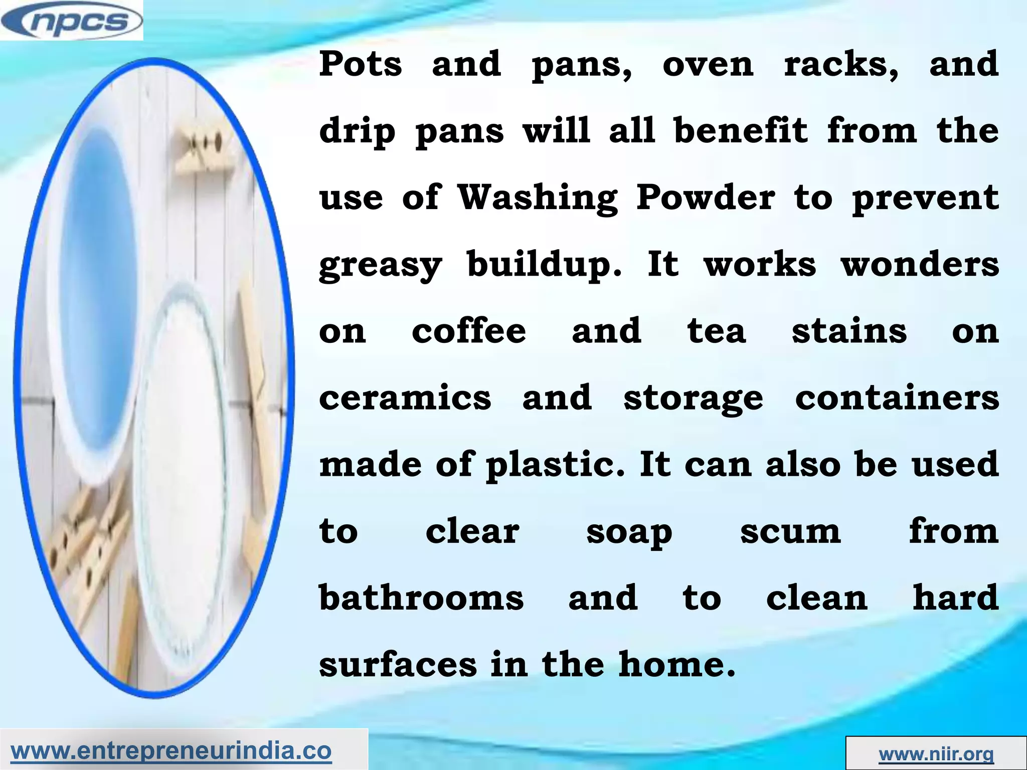 Washing Powder Manufacturing Business. Rising Global Demand of ...