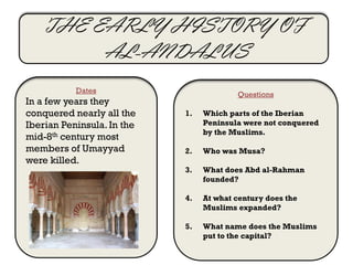 Al-Andalus & Christian Kingdoms 2º D+F | PPT