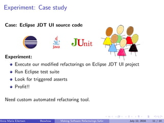 Making Software Refactorings Safer | PDF | Web Development | Internet