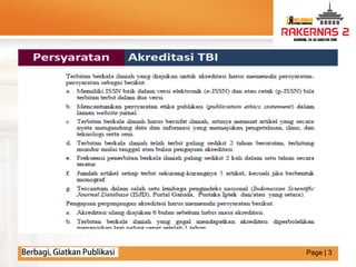 PENERBITAN ISSN DAN FOKUS DAN RUANG LINGKUP JURNAL | PDF