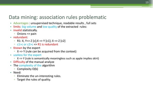Ontologies Mining Using Association Rules Ppt