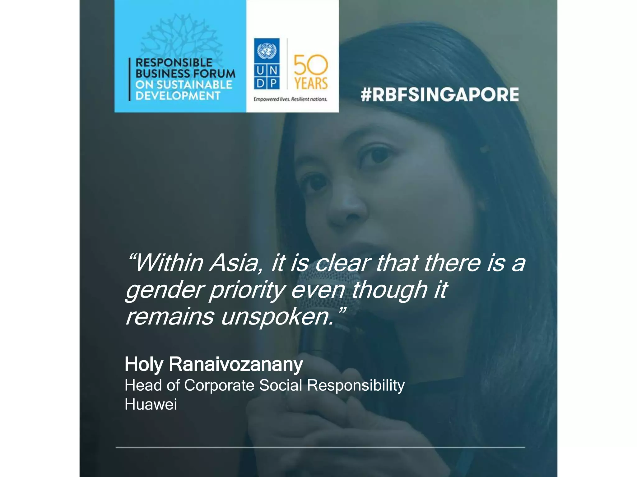 Catch up on the best quotes from RBF Singapore | PPT