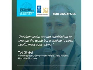 Catch up on the best quotes from RBF Singapore | PPT