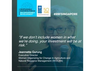 Catch up on the best quotes from RBF Singapore | PPT
