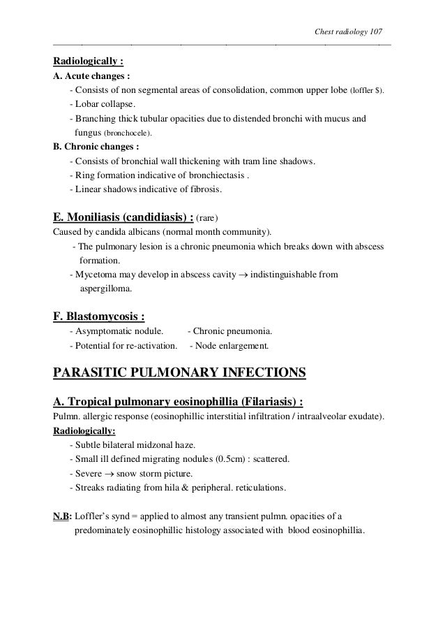 Master radiology notes chest