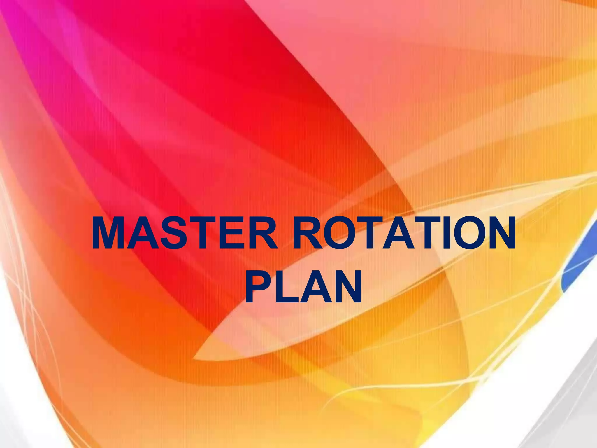 Master rotation and clinical rotation plan | PDF