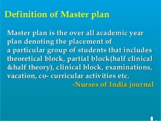 Master rotation and clinical rotation plan | PDF