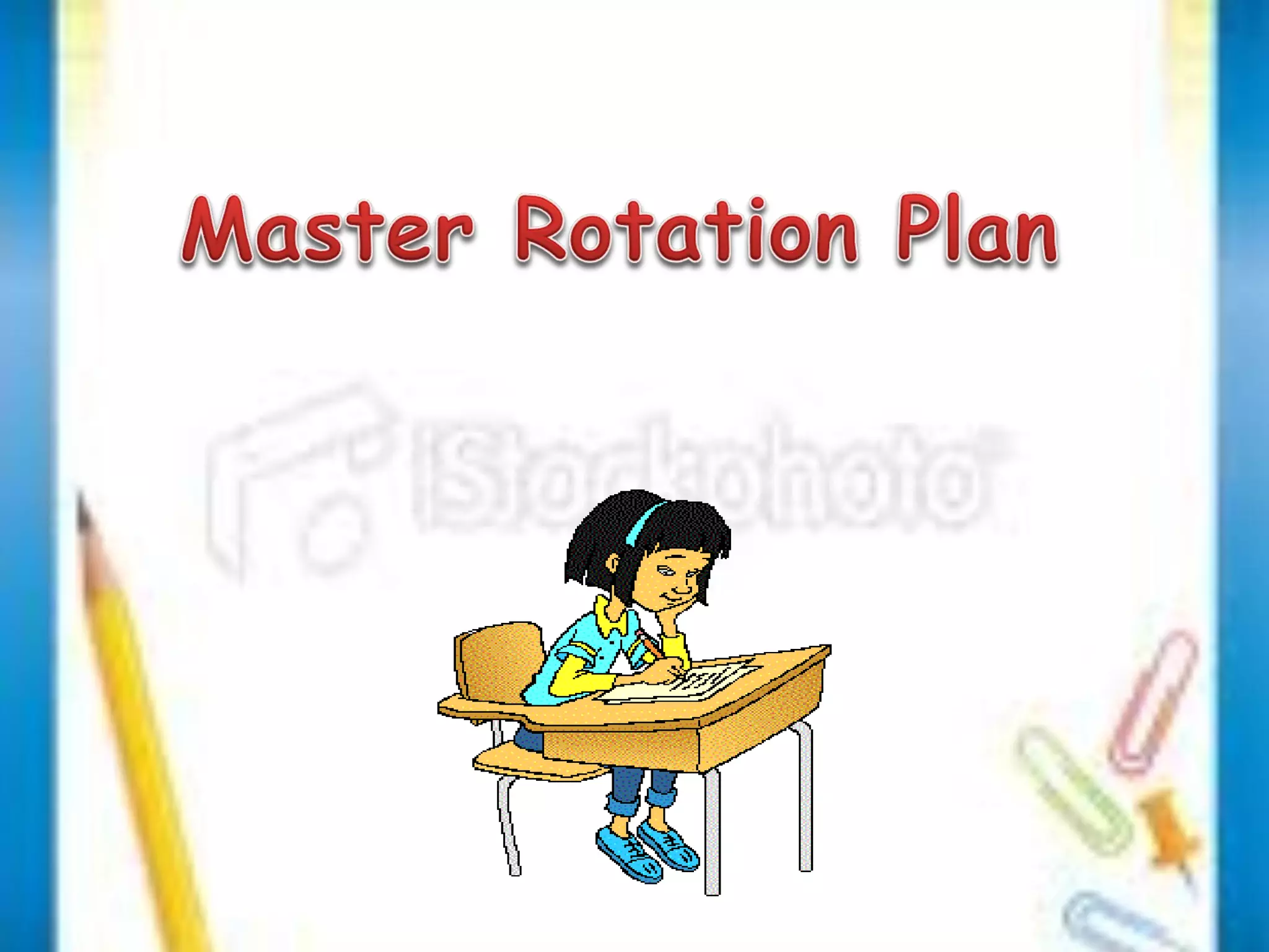 Master rotation plan | PPT