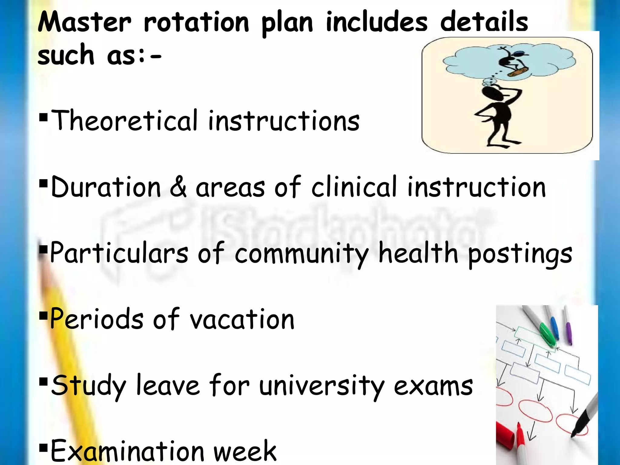 Master rotation plan | PPT