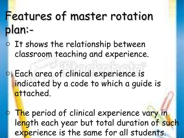 Master rotation plan | PPT