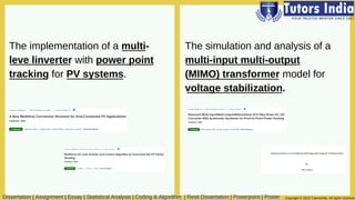 Recent Master’s Research Topic Ideas for Electrical and Electronics ...
