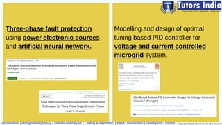 Recent Master’s Research Topic Ideas for Electrical and Electronics ...