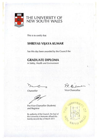 Shreyas V Kumar Masters 2 | PDF