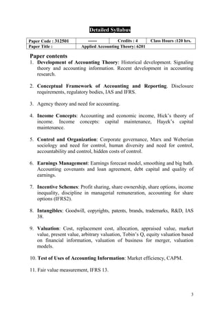 Masters accounting book list | PDF