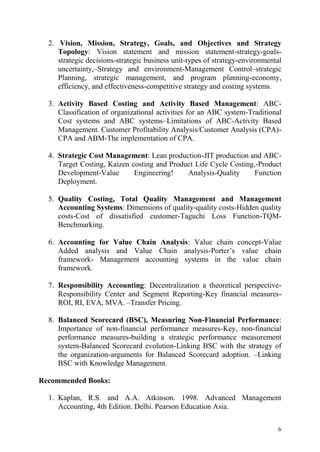 Masters accounting book list | PDF