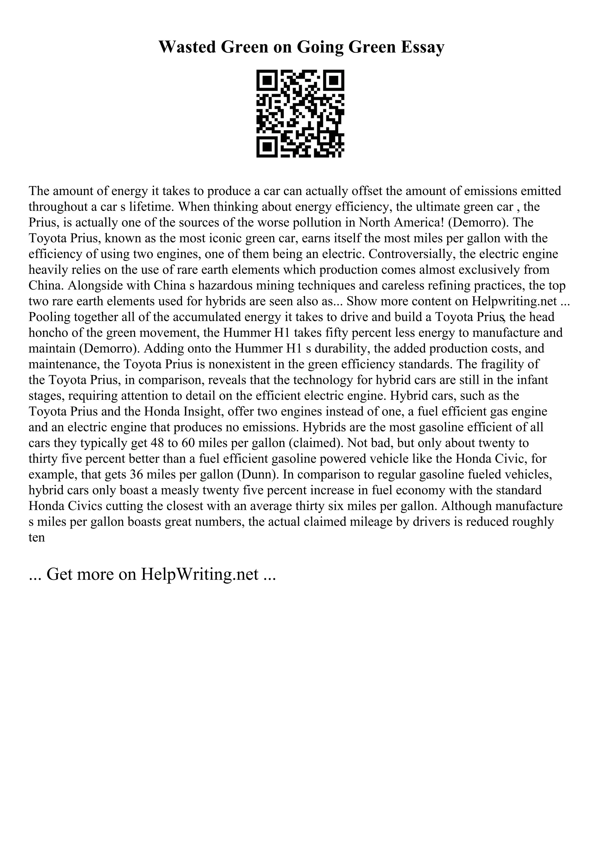 Masters Admission Essay Sample | PDF | Economy | Business and Finance