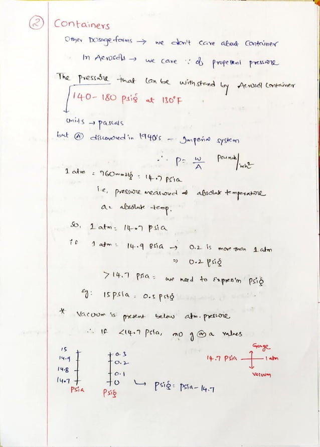 Aerosols GPAT NOTES preparations exams pharmacy | PDF | Pharmaceutical ...