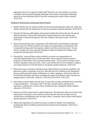 MastersCompExamStudyGuide.pdf | Special Education | Education