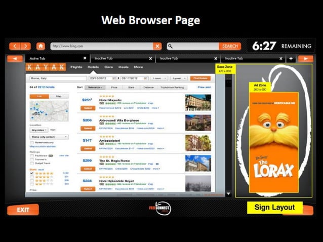 Screen Layouts freeconnect | PDF