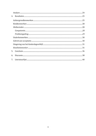 Masterscriptie oos roxanne calis. | PDF | Daycare and Pre-School | Parenting